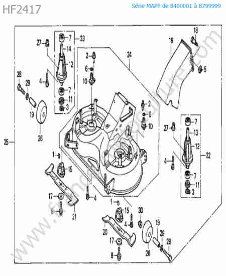 Honda Pieces Detachees Motoculture